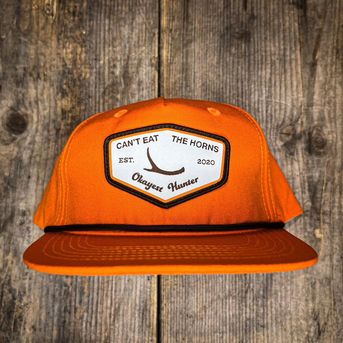 Blaze Orange Grandpa Can't Eat The Horns Hat Hunting Hat – The Okayest ...