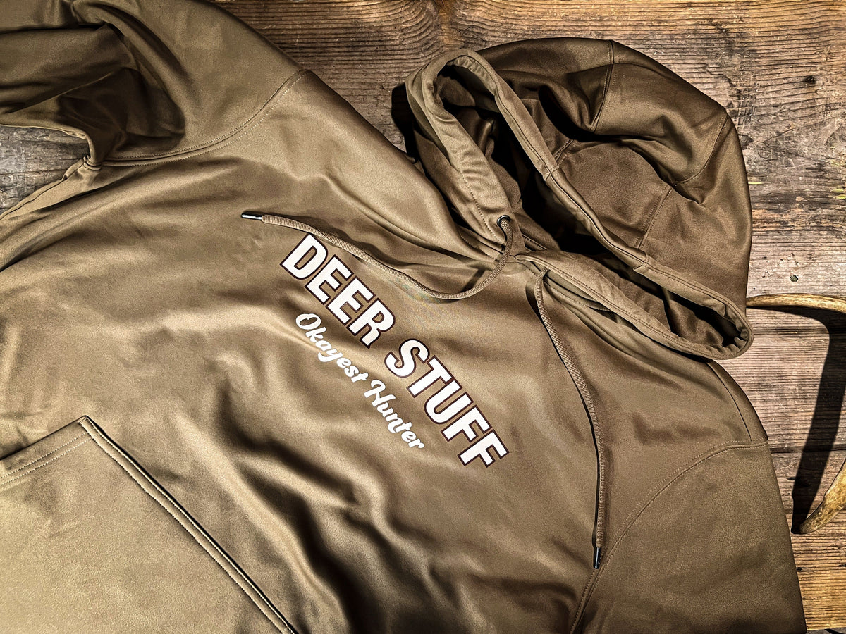 Hunting Hoodie for Deer Season - Deer Stuff Sport-Tek Sweatshirt from ...